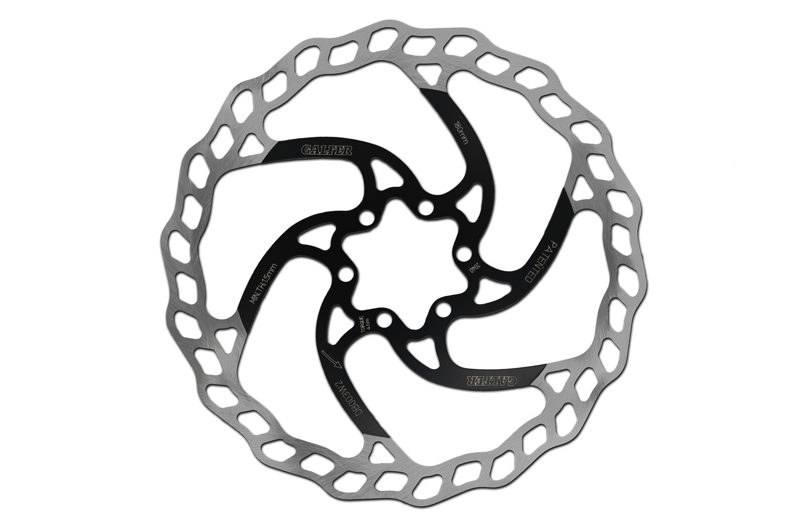 Galfer DB003W2 - 180mm X 2mm WAVE 6-Bolt Rotor - Reviews, Comparisons, Specs - Rotors - Vital MTB